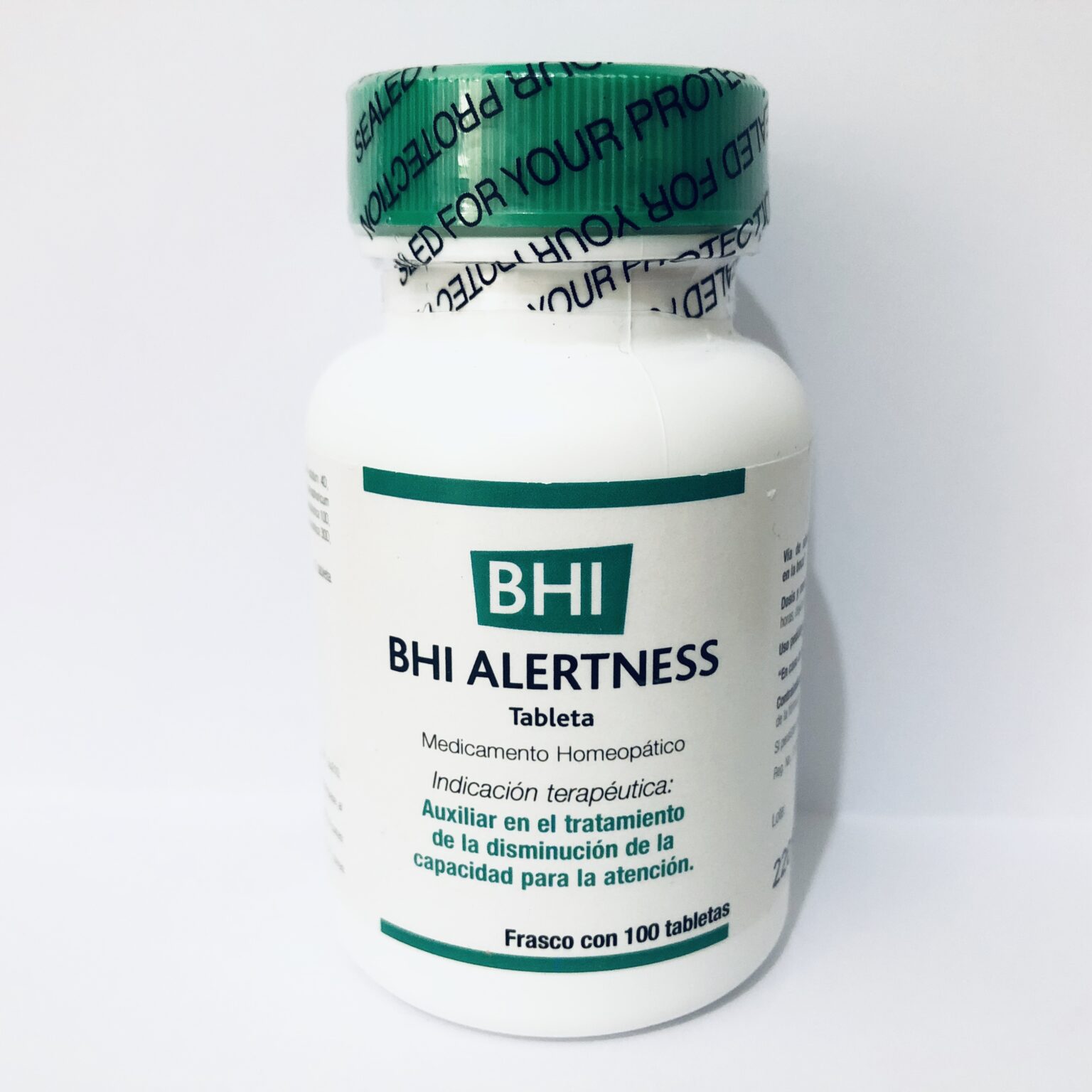 BHI ALERTNESS frasco con 100 tabletas – Farmacia Homeopática Medcom en ...