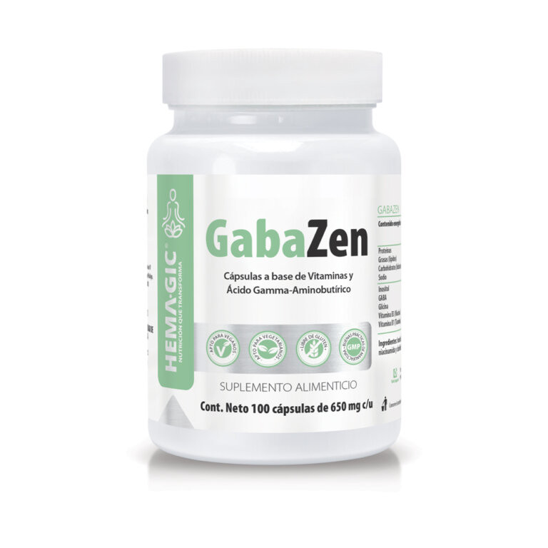 GABA ZEN 100 cápsulas (GABA, estrés, ansiedad, sueño profundo ...