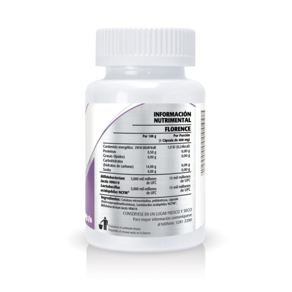 FLORENCE 60 cápsulas (probióticos, E.coli, salud intestinal) – Farmacia ...