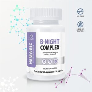 B-NIGHT COMPLEX 120 cápsulas – Farmacia Homeopática Medcom en Querétaro