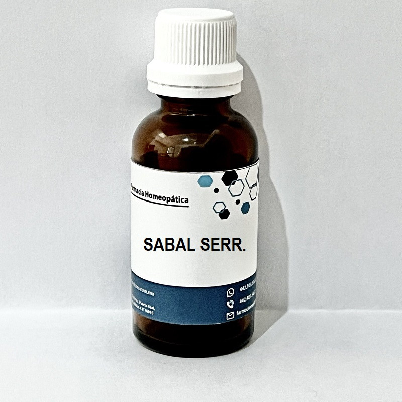 SABAL SERRULATUM T.M. 1D 6D dilución 30ml – Farmacia Homeopática Medcom en Querétaro